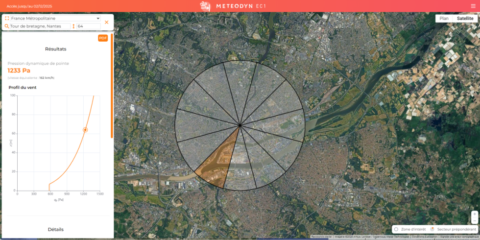 Meteodyn EC1: Automatic wind load calculation according to Eurocode 1